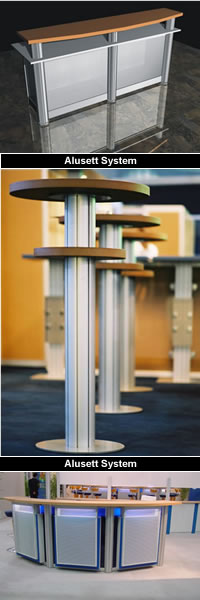 Alusett Trade Show Exhibits And Displays | Projects Accessories